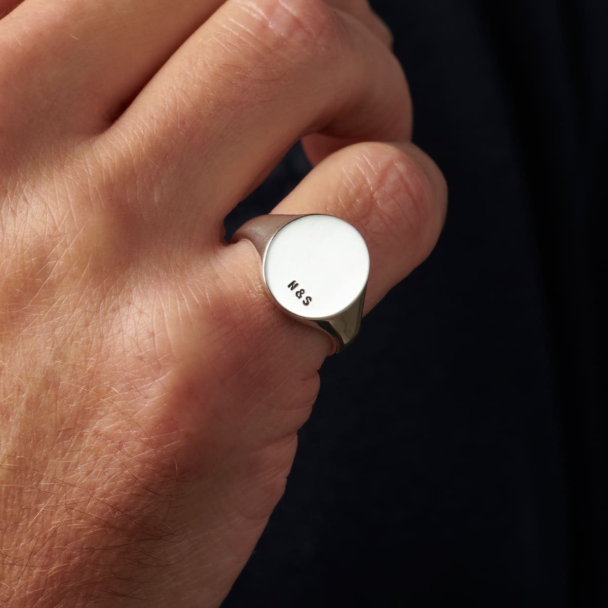 Personalised Signet Rings | Silver & Gold | Posh Totty Designs
