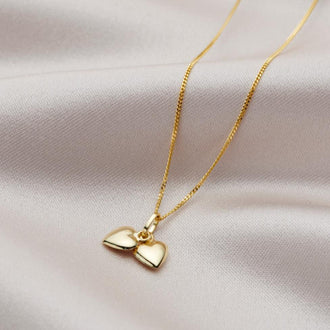 Petite 9ct Gold Multi Initial Necklace | Posh Totty Designs