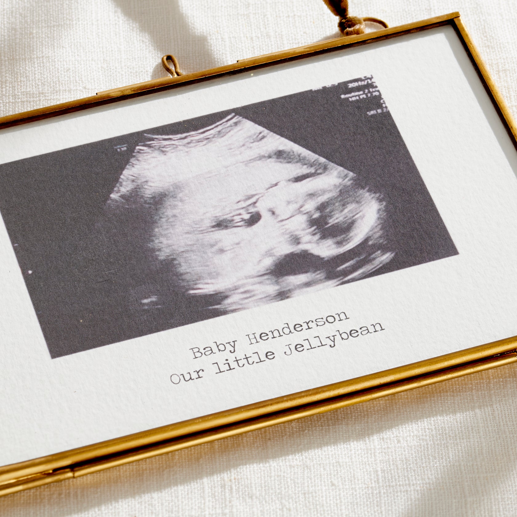 Personalised Baby Scan Picture | Posh Totty Designs