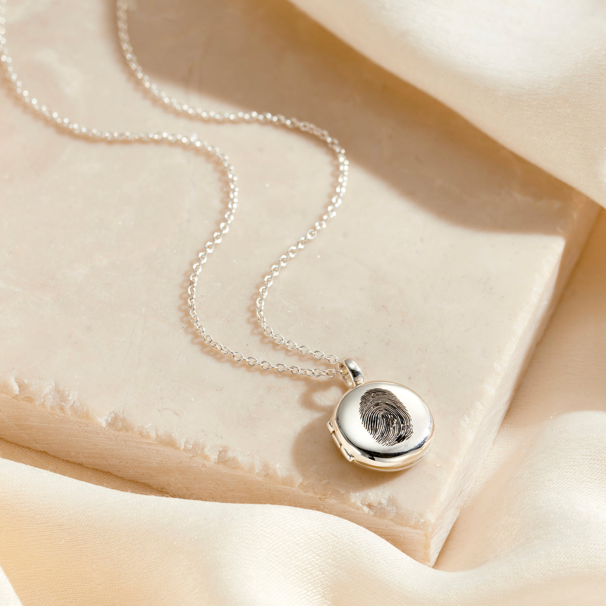 Fingerprint Locket Necklace Kit | Posh Totty Designs