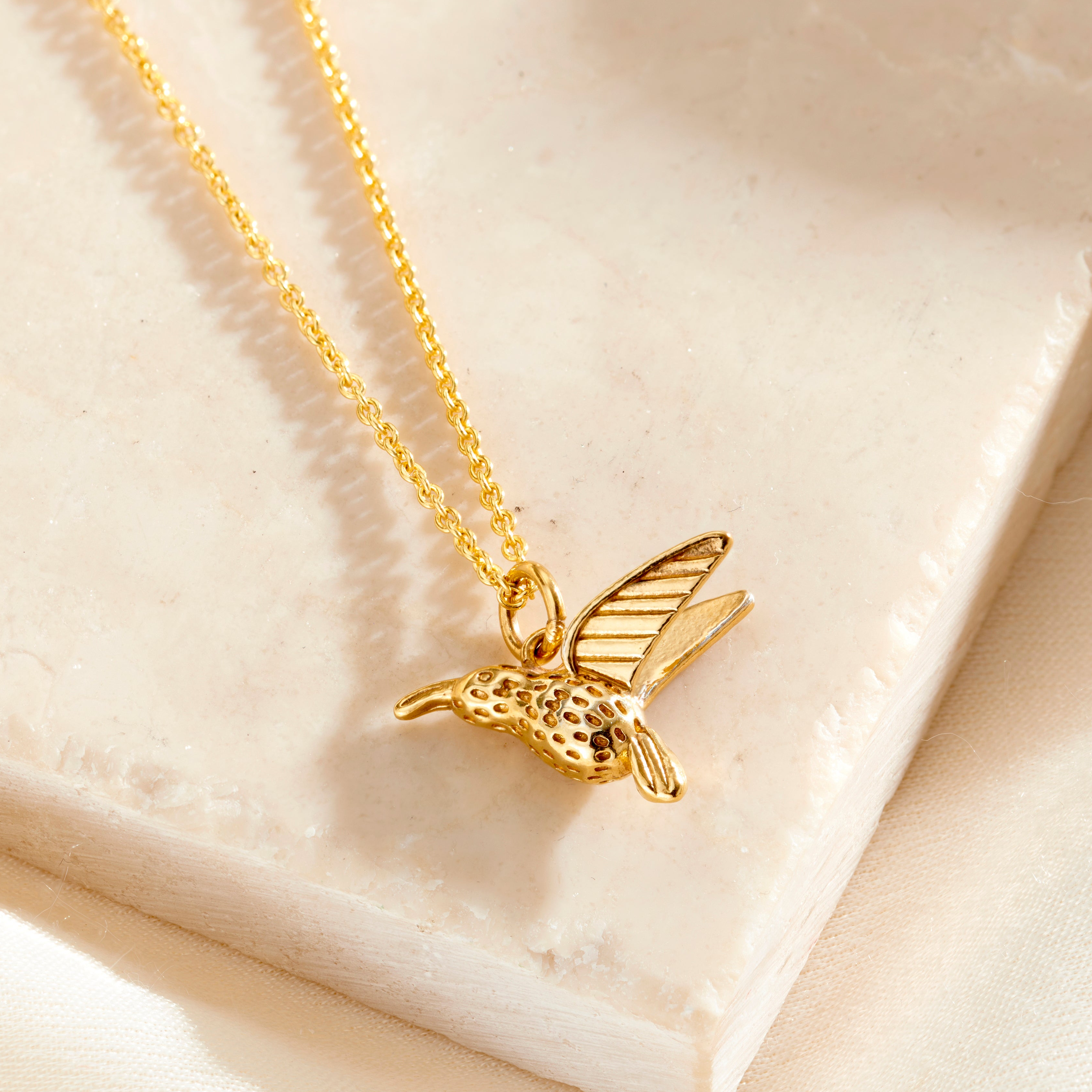 Hummingbird Charm Necklace | Posh Totty Designs