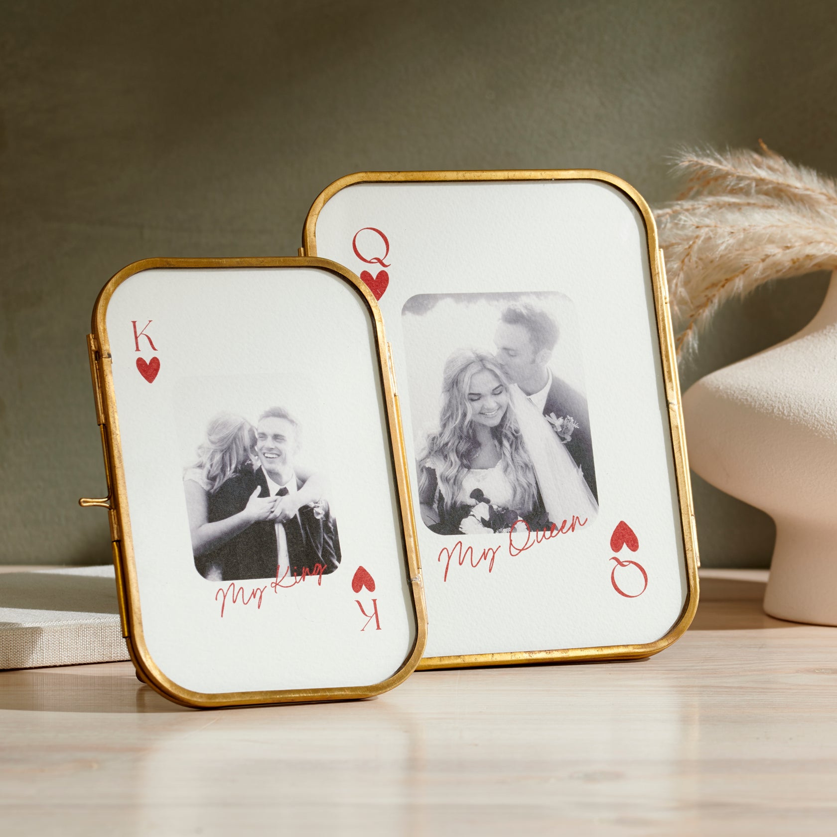 Personalised Playing Card Photo Frame | Posh Totty Designs