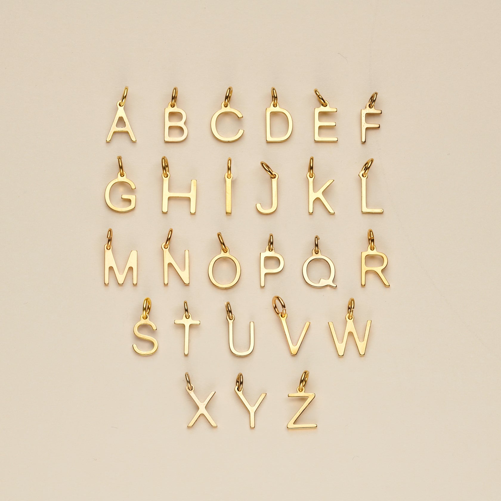 Letter Initial Necklace | Posh Totty Designs